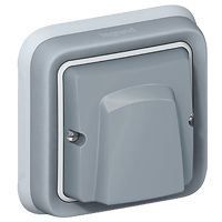 Sortie de câbles prog plexo complet encastre gris - LEGRAND - Sortie de ...