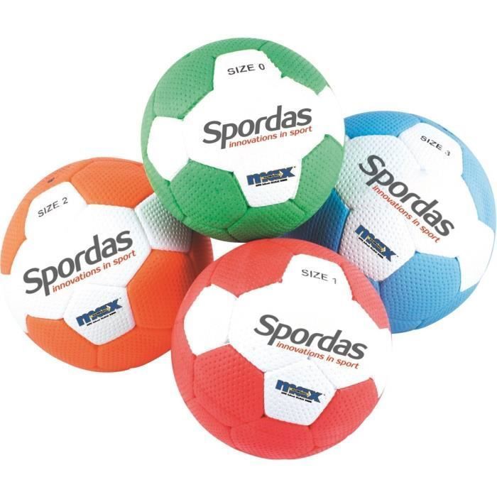 Ballon de handball Spordas - Rouge - Taille 1 - Grip exceptionnel ...