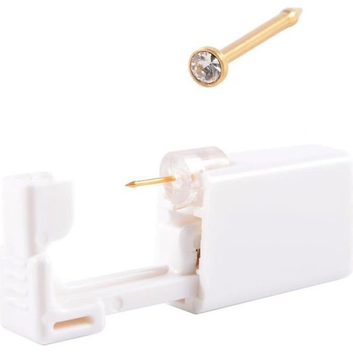 Set de perçage au nez Jeu de nez jetable Studs de nez de piercing Kit ...