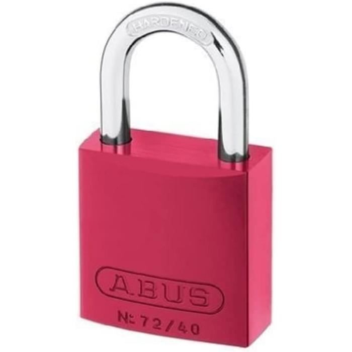 Abus 72-40 Cadenas en alm 40 mm Rouge144 - Cdiscount Bricolage