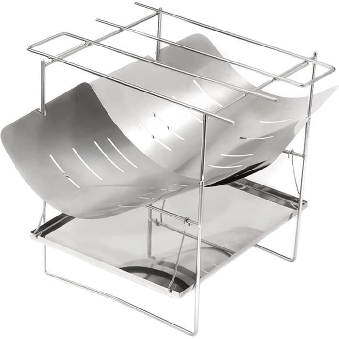 Brasero Réchaud De Feu De Joie De Gril De Barbecue De Camping Portatif ...