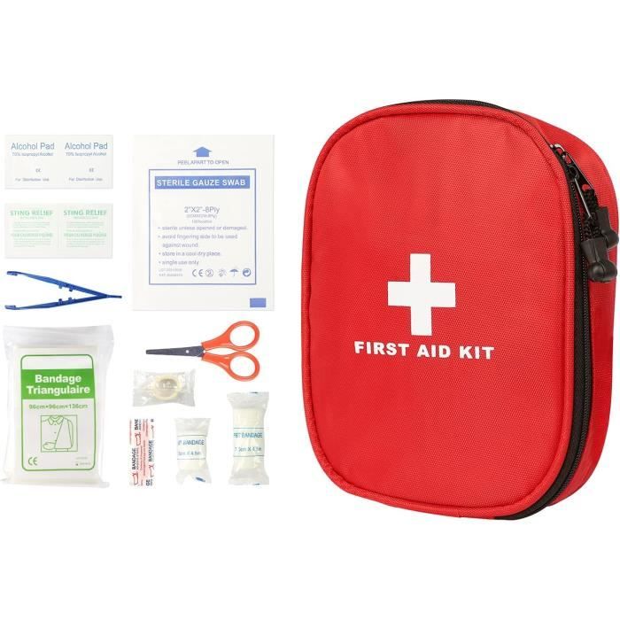 Trousses De Premier Secours Mini Trousse Médical Complète Composée 30 Pièces Sac D'Urgence ...
