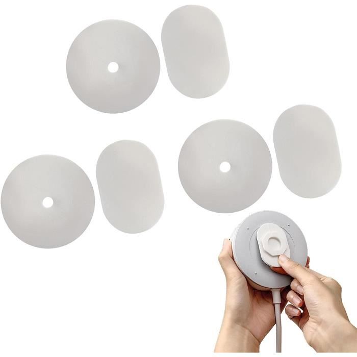 3 Pcs Support Mural Pour Multiprises,Fixateur Auto-Adhésif - Organiseur ...