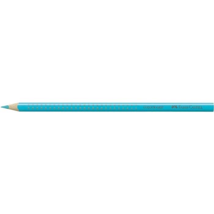Faber Castell- Crayon De Couleur-Colour Grip, 112454, Turquoise Cobalt ...