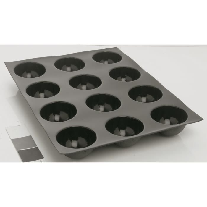 Flexipan Demi-sphères professionnels 600 x 400 mm, à 24 empreintes Ø 70 ...