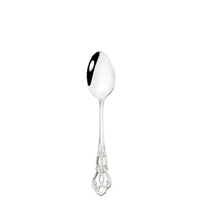 MENAGERE,Dessert Spoon--Service de couverts en acier inoxydable ...
