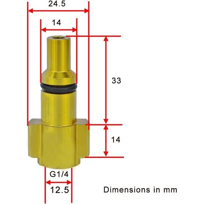 Pistolet à jet de lavage de voiture pour nettoyeur haute pression ...