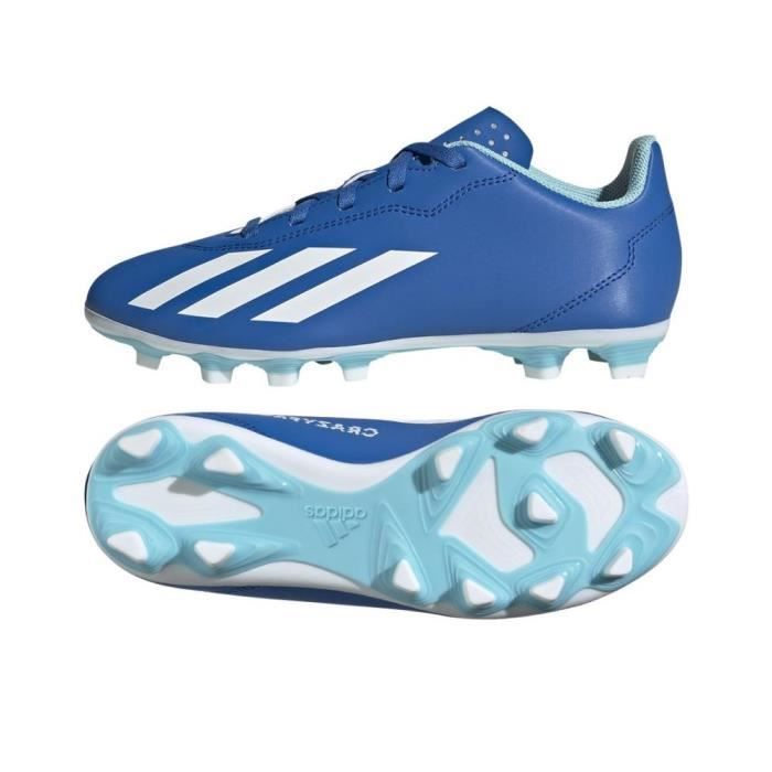 Chaussures ADIDAS X Crazyfast.4 Fxg Jr Bleu marine - Mixte/Enfant ...