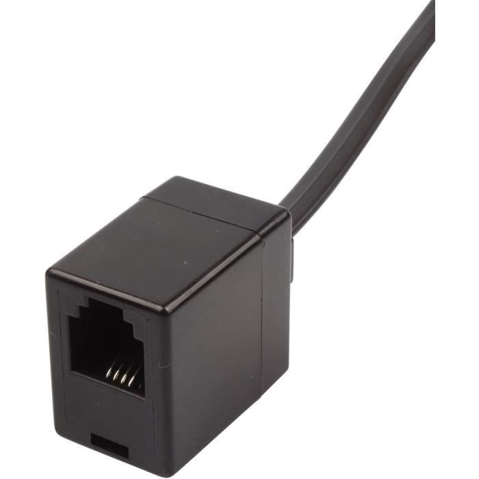 Rallonge Modulaire De 10 M - Câble D'Extension De Téléphone - Rj11 Mâle ...