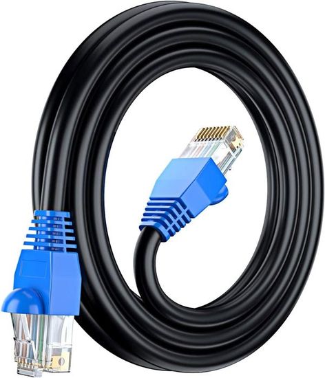Multi-Cables Cat6 Rj45 10M, À L'Extérieur Utiliser Imperméable - Cca ...