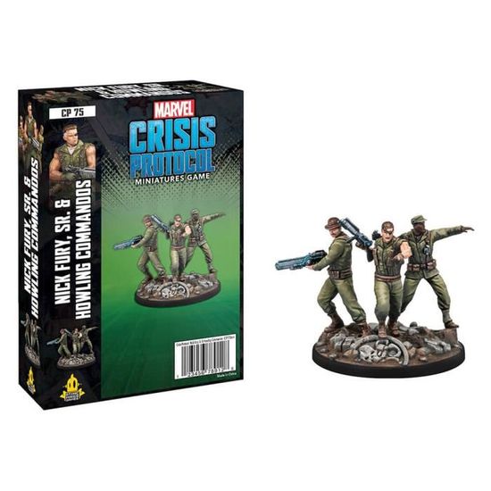 Marvel Crisis Protocol Nick Fury Sr & the Howling Commandos - Cdiscount ...