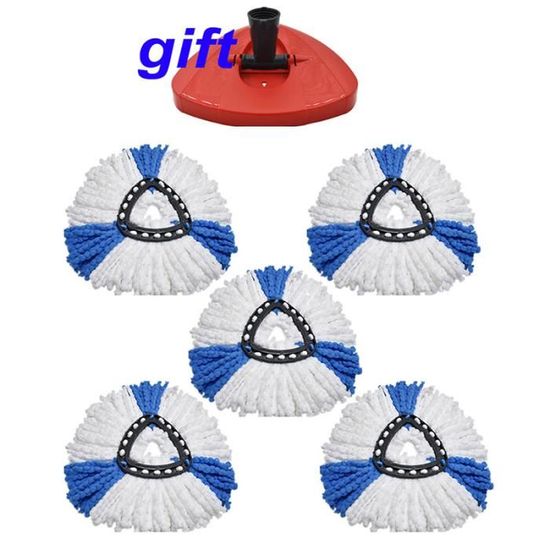 Eponge,Tête de vadrouille rotative triangulaire Ocedar 360, tampon de ...