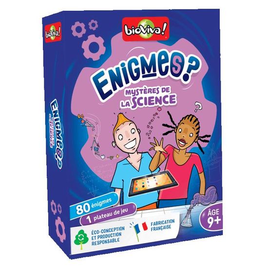 Jeu de cartes Bioviva - Enigmes Mystères de la science - Pour enfants à ...