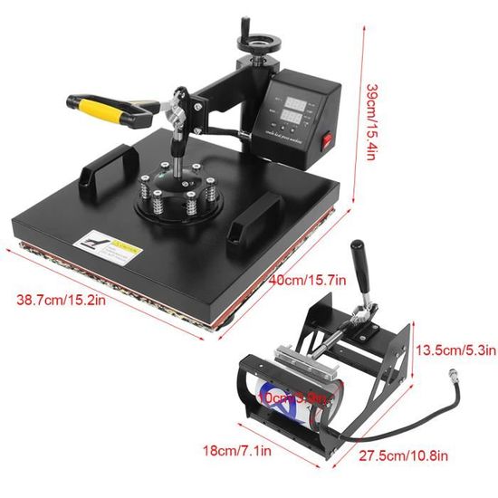 Machine de presse à chaud, imprimante multifonction numérique de ...