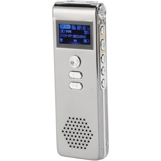 Enregistreur Vocal Numérique, Enregistreur Vocal Avec Double Micro ...