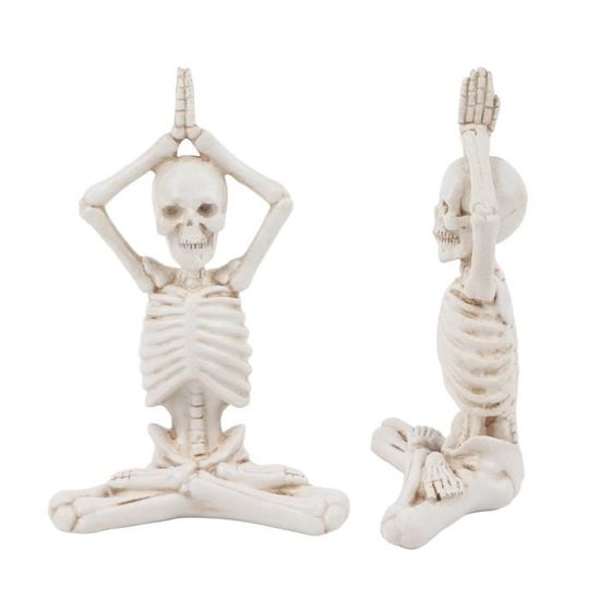 YUM Figurines squelettes Figurines de squelette sculptées exquises ...