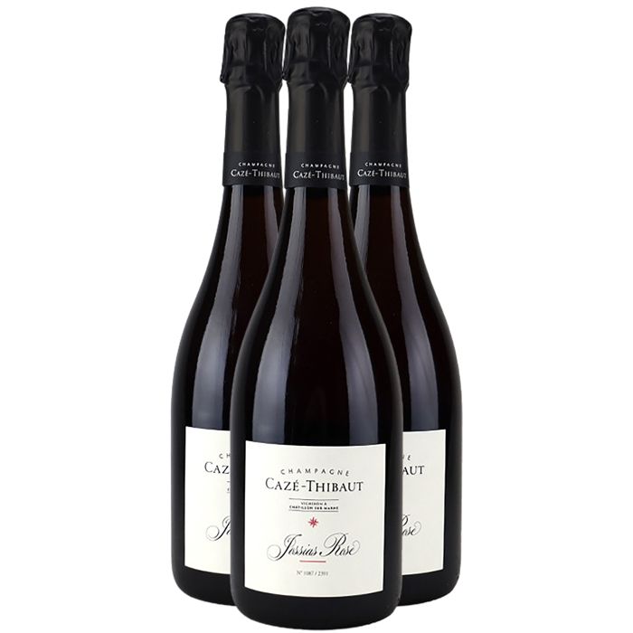 Champagne Cazé-Thibault Champagne Jossias Rosé Brut (3x75cl) - La cave ...