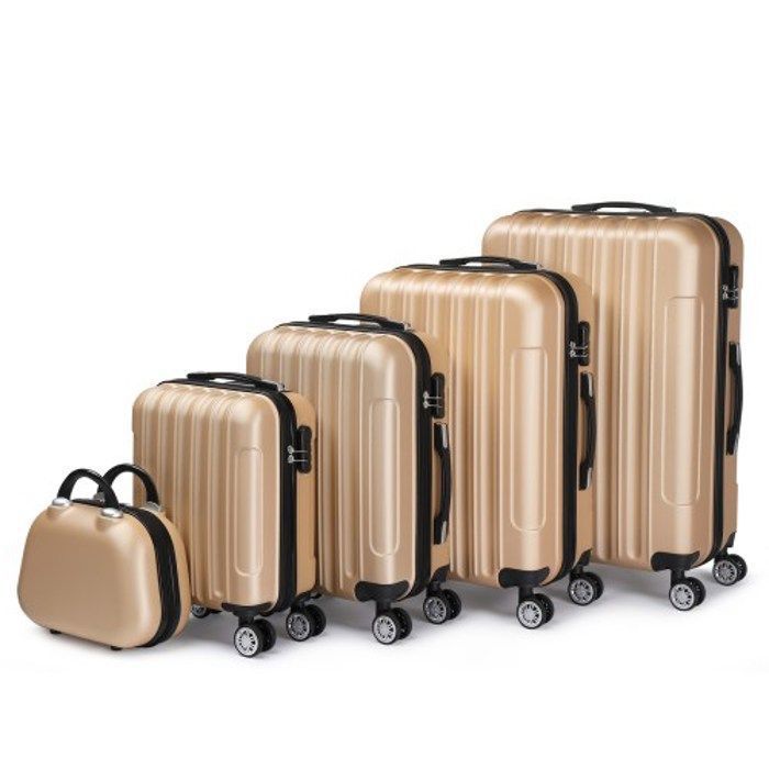 ALIGHTUP - Set de 5 Valise trolley portable 5 en 1 en ABS - 4 Valises ...