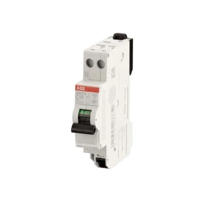 Disjoncteur - ABB - SN201S - 6A - Courbe C - 4.5kA - Modulaire - Bornes ...