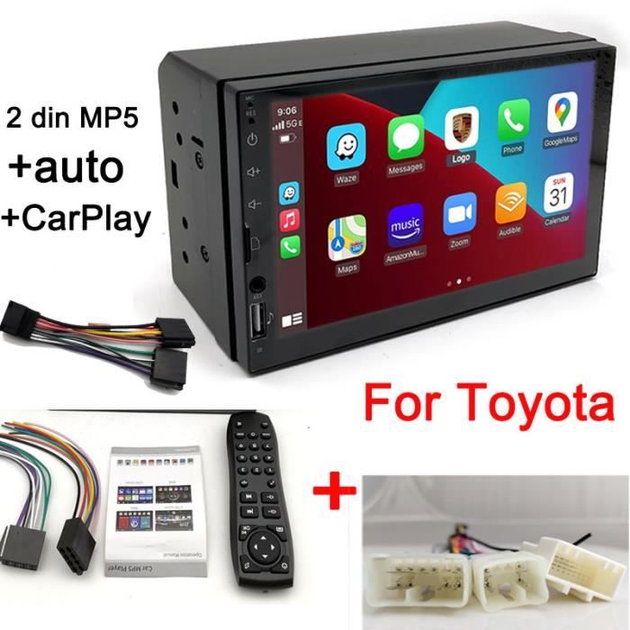 MP5 Ajouter Toyota - Autoradio MP5 7 ", Android, Bluetooth, FM, 2 Din ...