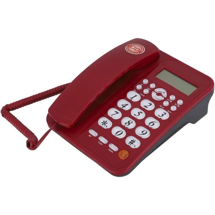 Téléphone Filaire, Ligne Fixe De Bureau-Murale, Identification De L ...