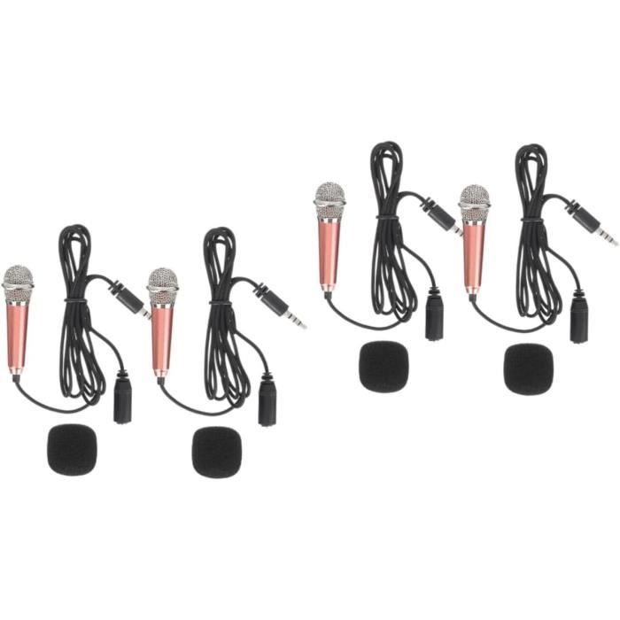 4 Pièces Mini Microphone Mini Tablette Téléphone Portable Petit Micro ...