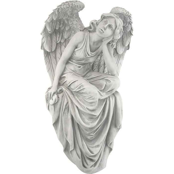Statue Ange Assis la Grâce Se Reposant - Design Toscano - Grand ...