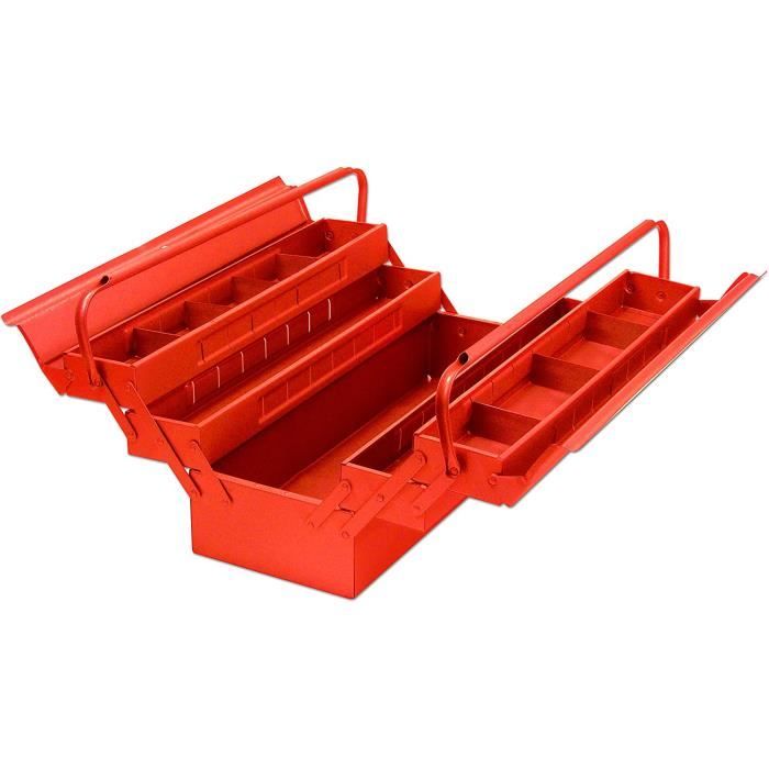 Laser 1310 Caisse À Outils 5 Compartiments 560 Mm - Cdiscount Bricolage
