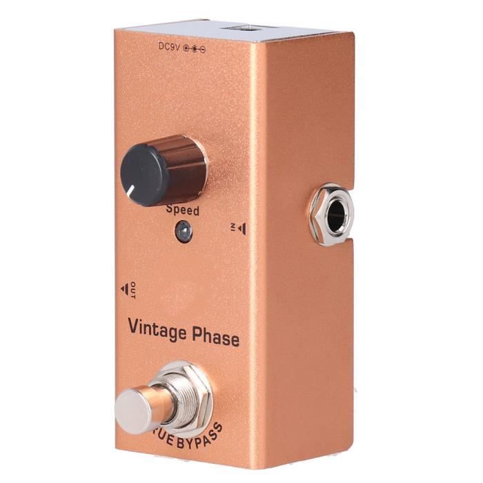 Cikonielf Mini phase vintage Pédale d'Effet de Guitare Électrique de ...
