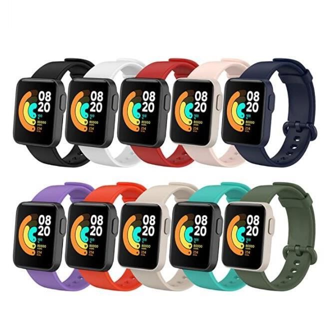 10 Pièces Bracelet pour Xiaomi Mi Watch Lite / Redmi Watch - Cdiscount ...