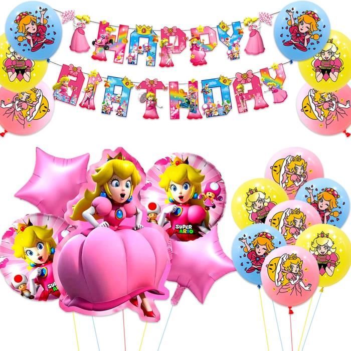 Princess Peach Décoration Anniversaire Enfants Ballon, Fête ...