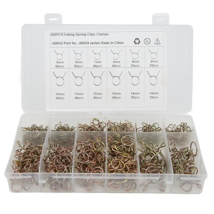 SUC-Clips de fil à ressort de conduite de carburant Dioche Bateau/Yacht ...