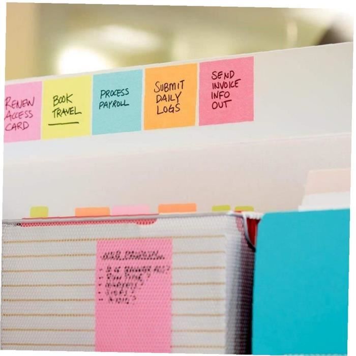 Hemore Notes de memo autocollante 12 pcs notes collantes mémo notes ...