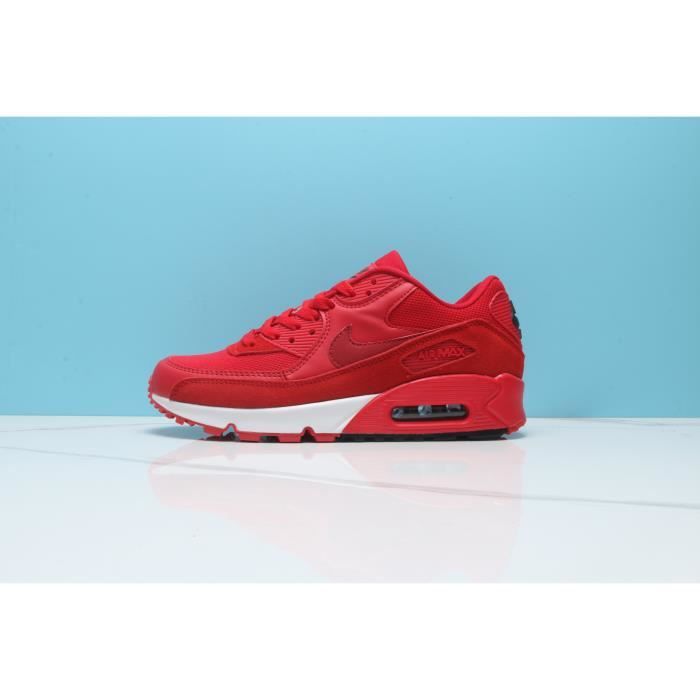 Baskets Nike Air Max 90 Retro Coussin d'air Chaussures de course Rouge ...