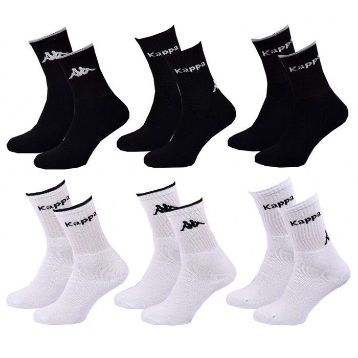 Chaussettes Enfant TENNIS - KAPPA - Lot de 6 Paires - Confort Mi-Mollet ...