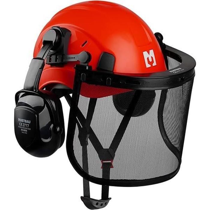 Mustbau Casque de Sécurité pour Tronçonneuse - Coquilles Antibruit et ...