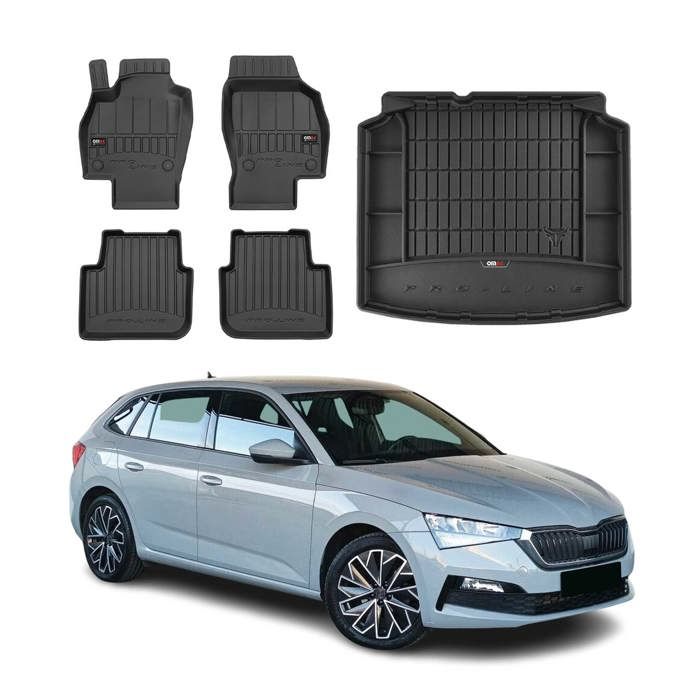 Kit Tapis de Sol et Coffre pour Skoda Scala 2019-2022 TPE Noir - Cdiscount Auto