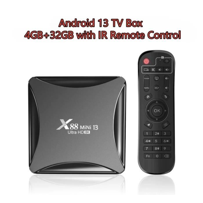 Box multimédia - RNCYN - Smart TV Android 13 - 8K - 4 Go/32 Go/64 Go ...