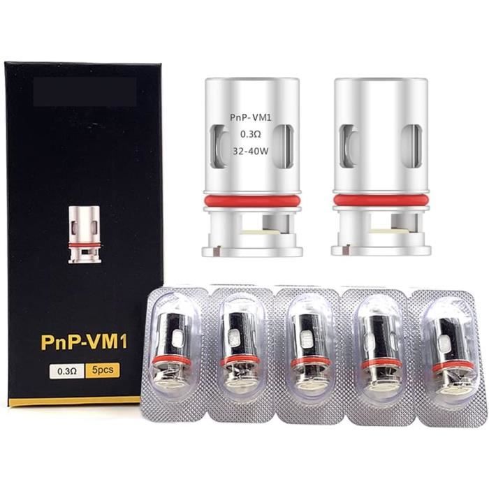 Voopoo PnP Coils pour Voopoo Vinci Kit Sans Nicotine ni Tabac (pnp-vm1 ...