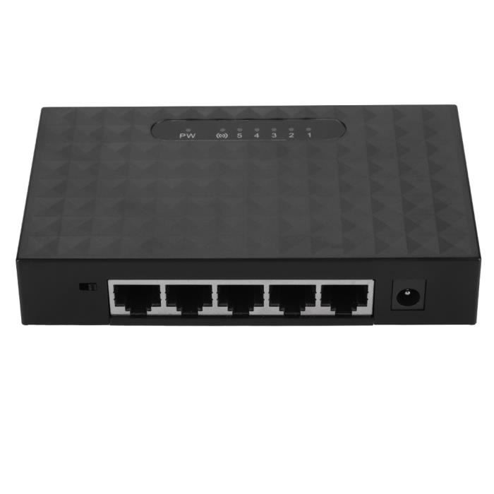 YID Switch réseau 10/100Mbps 5 ports Ethernet Rapide LAN RJ45 Vlan avec ...