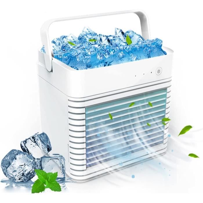 Refroidisseur D'Air Portable Climatiseur Mobile Usb, 4000Mah 7 Heures D ...