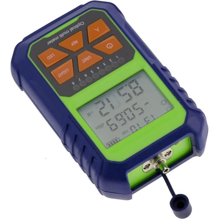 Testeur Pour Cable Réseau Rj45 Et Fibre Optique. Fonction Power Meter ...