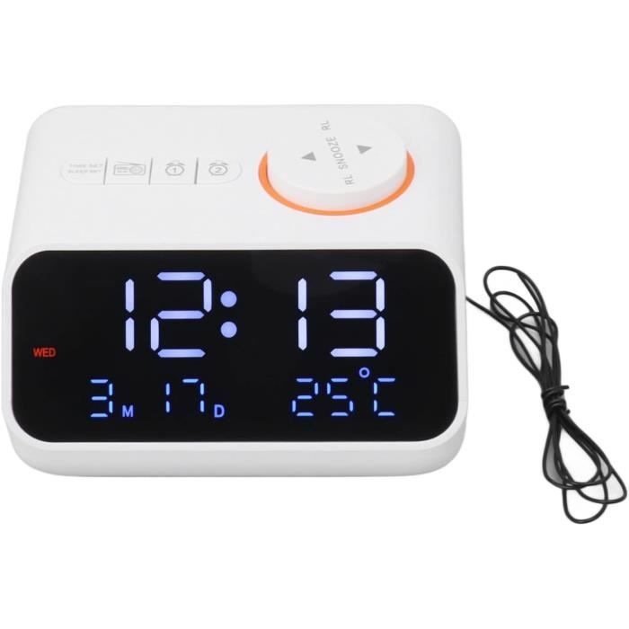 Réveil numérique, support multifonction, commande vocale, mise hors ...