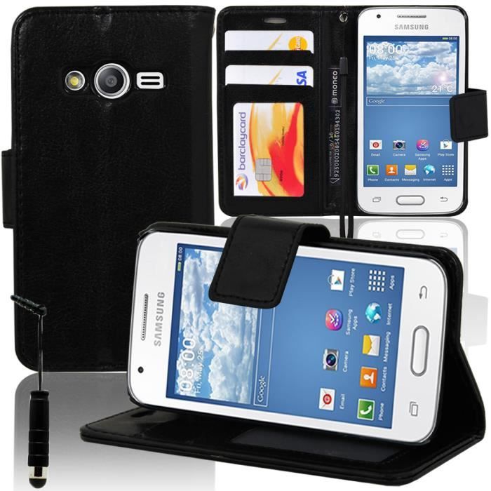 Samsung Galaxy Trend 2 Lite SM-G318H: Etui Housse Coque portefeuille ...