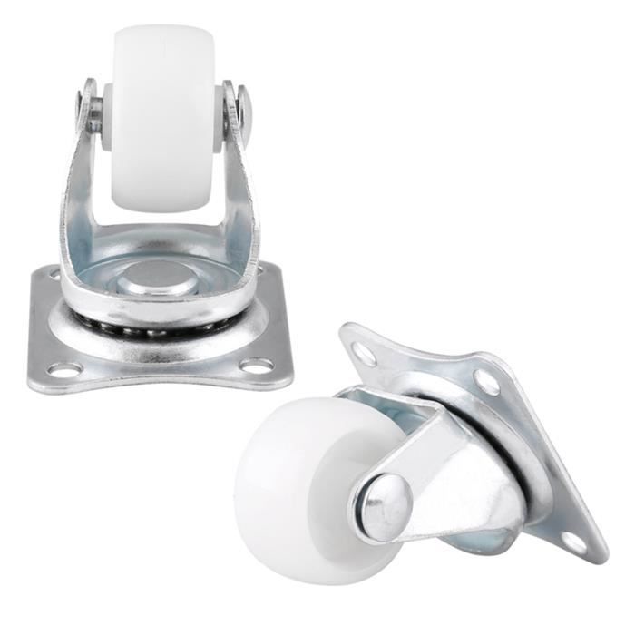 FAN-Roue de meuble Roue de Chariot, Roulette Pivotante, 4pcs Roulettes ...