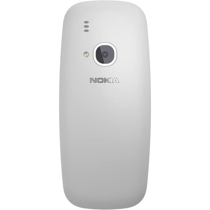 Nokia 3310 Single SIM,version 2017,téléphone portable rétro gris ...