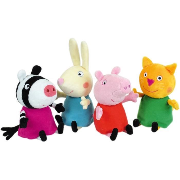 Coffret peluche Peppa Pig Jemini - Peppa et ses amis - Zuzu Zebra, Mle ...