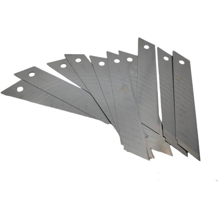 Cutter Rétractable - TRAHOO - Avec 10 Lames De Rechange - Bouton De ...