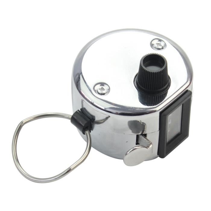 Compteur Mécanique à Main Manuel 4 Chiffres Digital Comptage Pointage ...