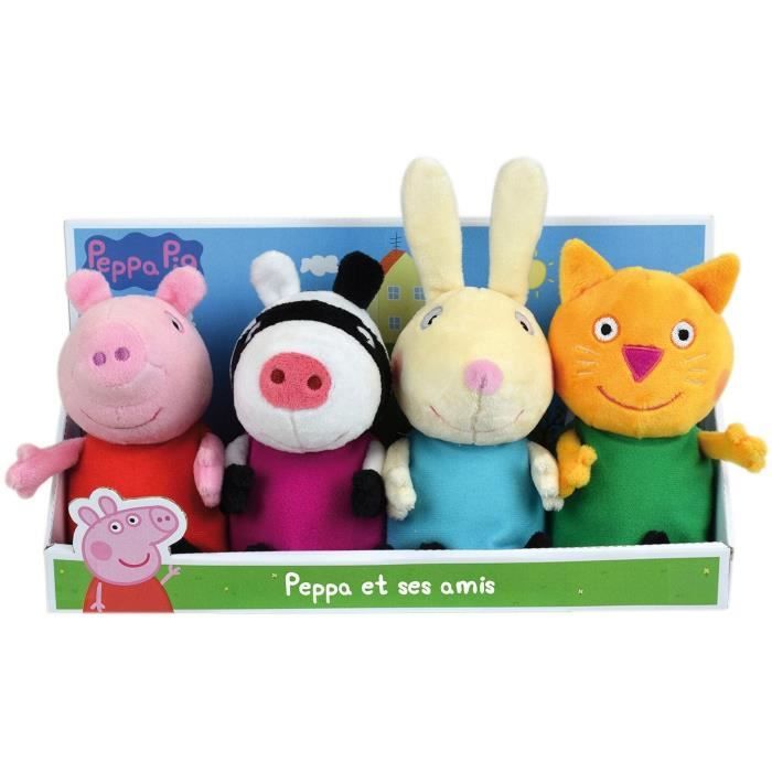 Coffret peluche Peppa Pig Jemini - Peppa et ses amis - Zuzu Zebra, Mle ...